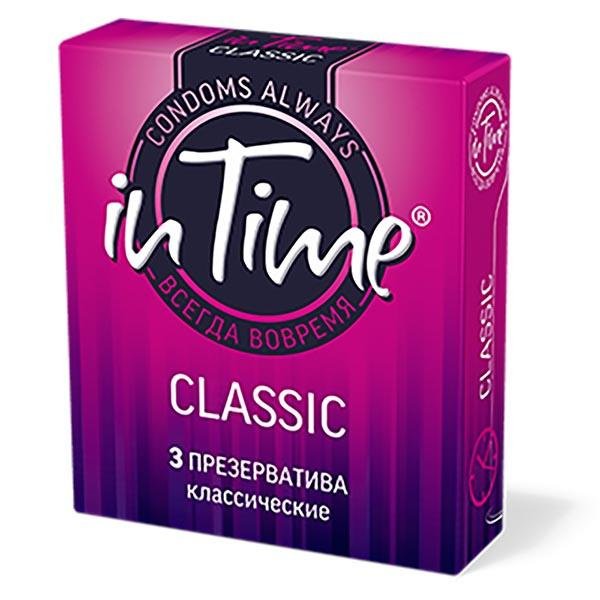 Презервативы In Time classic, презерватив, 3 шт, гладкие, заказать по ...